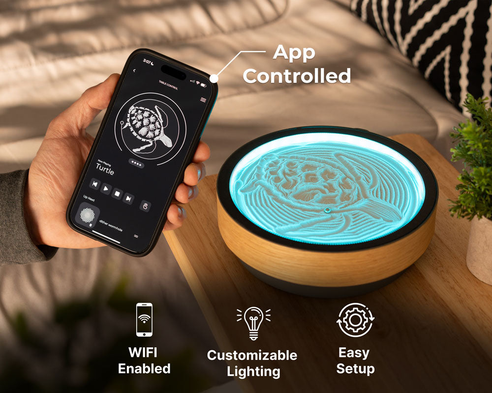 Oasis Mini - Calming and Captivating Kinetic Art Canvas