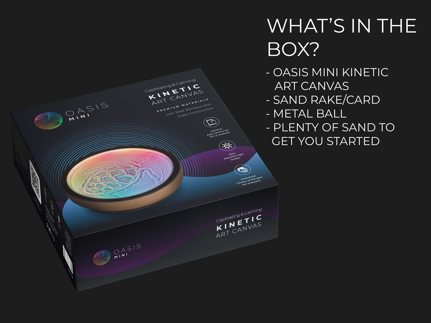 Oasis Mini - Calming and Captivating Kinetic Art Canvas